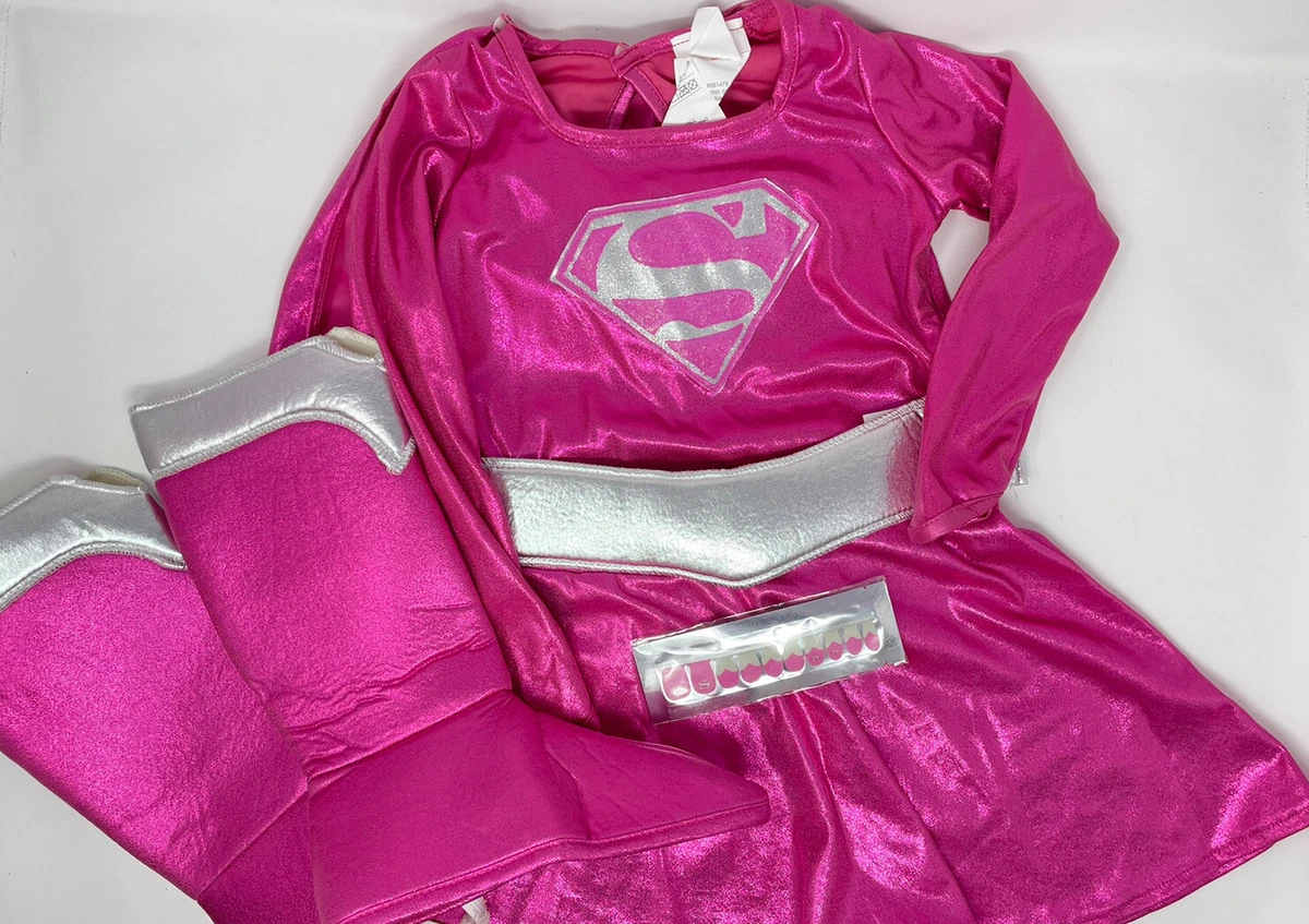Pink Supergirl Costume For Women