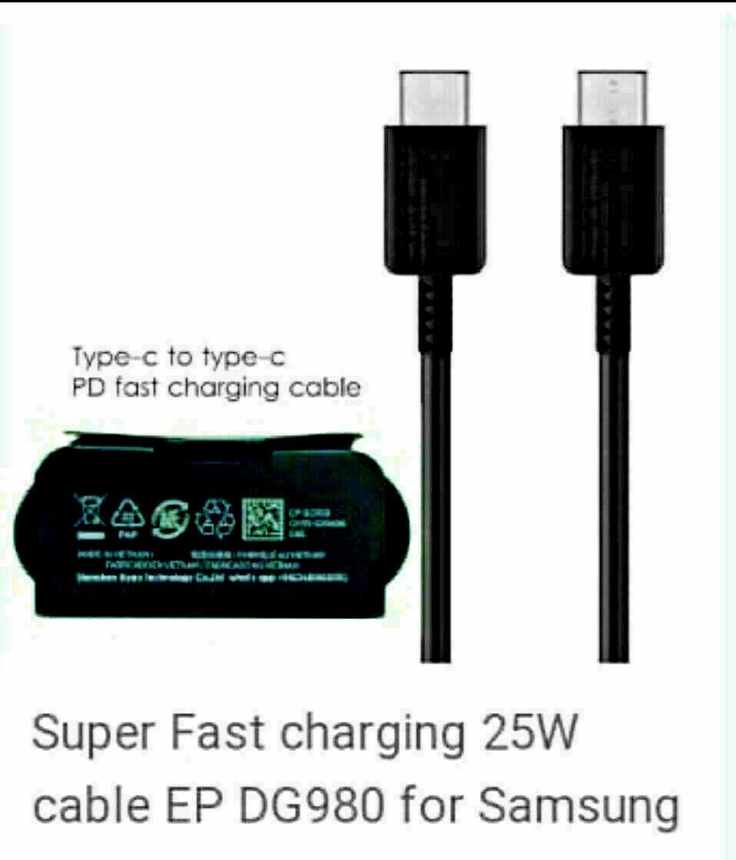 Fast Charger Genuine 25W Plug/Cable For Samsung Galaxy A17/A07/A56/A36 ...