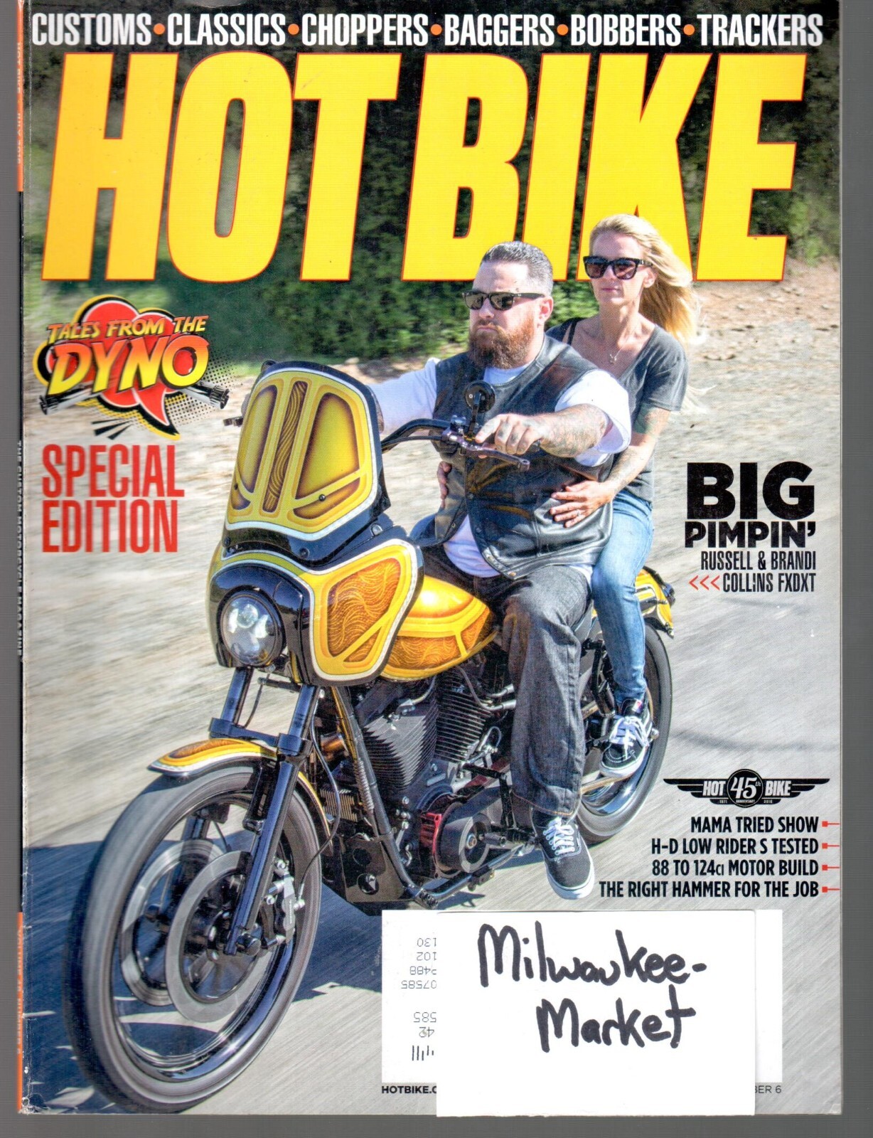 Hot Bike July 2016 The Custom Motorcycle Magazine Best Deal L@@K !! | eBay