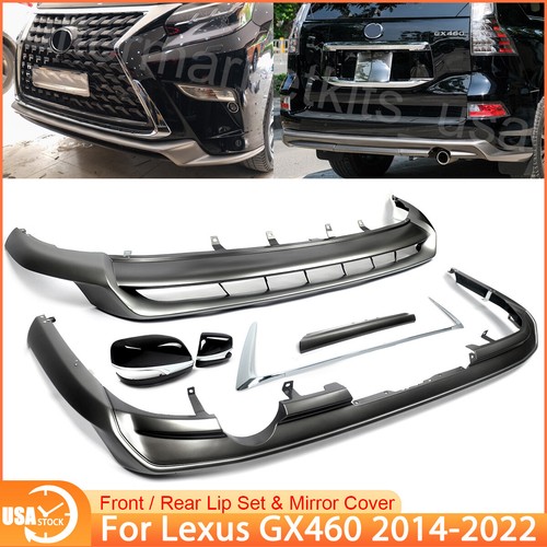 Front Lip Spoiler Rear Diffuser Mirror Cover For Lexus GX460 2014-2022 ...