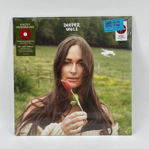 Kacey Musgraves Deeper Well Half Opaque Half Red Vinyl LP + Poster New ...