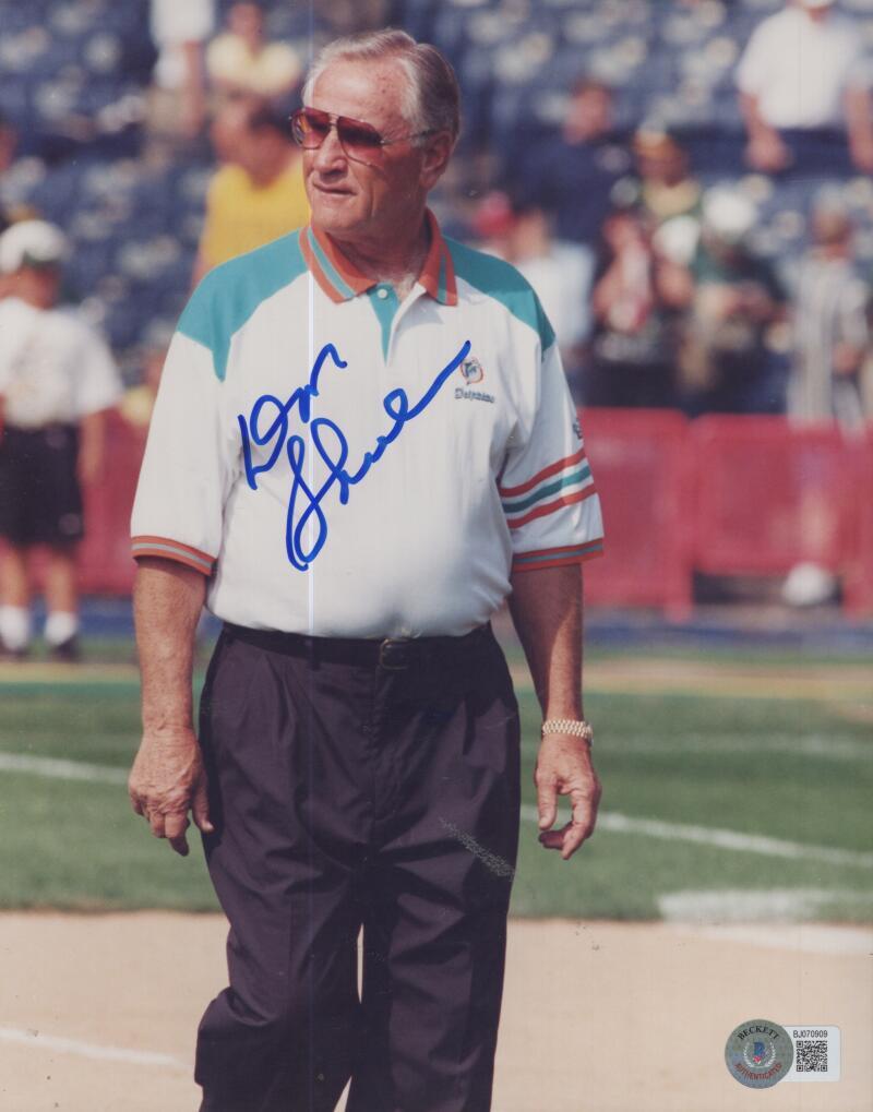 Don Shula Autographed Memorabilia | Signed Photo, Jersey, Collectibles ...