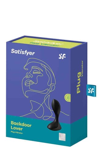 Satisfyer Backdoor Lover Schwarz Plug Buttplug Anal Analplug mit ...