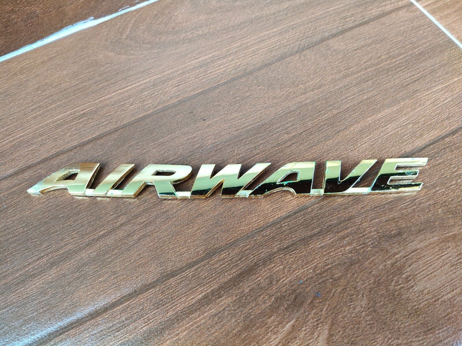 Honda AIRWAVE rear tailgate emblem badge Script Genuine Gold 2008-2010 ...