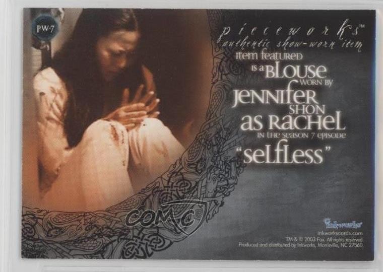 2003 Buffy the Vampire Slayer Season 7 Pieceworks Jennifer Shon as ...