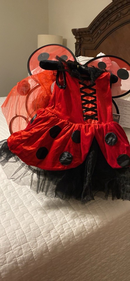 Ladybug Halloween Costume Girls, Size 3T-4T | eBay