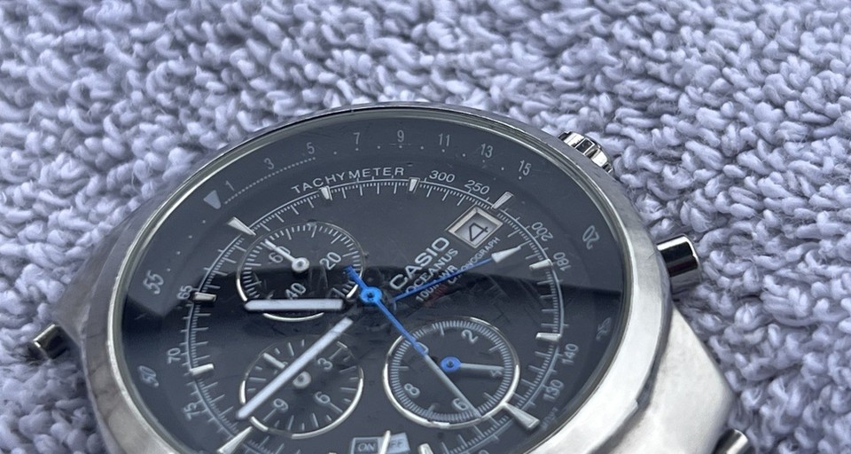 Casio Oceanus 10 bar 2714 OC-500 watch works fine! no band | eBay