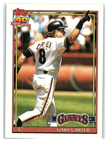 1991 Topps - Gary Carter #310 | eBay