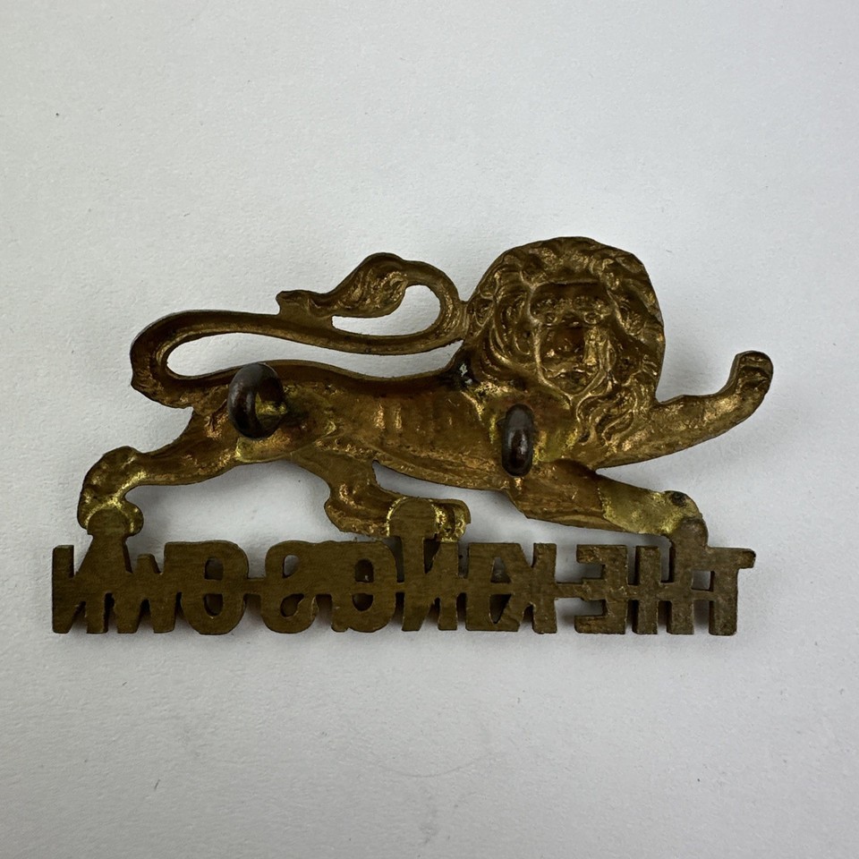 First World War British Army The Kings Own Regiment Brass Cap Badge ...