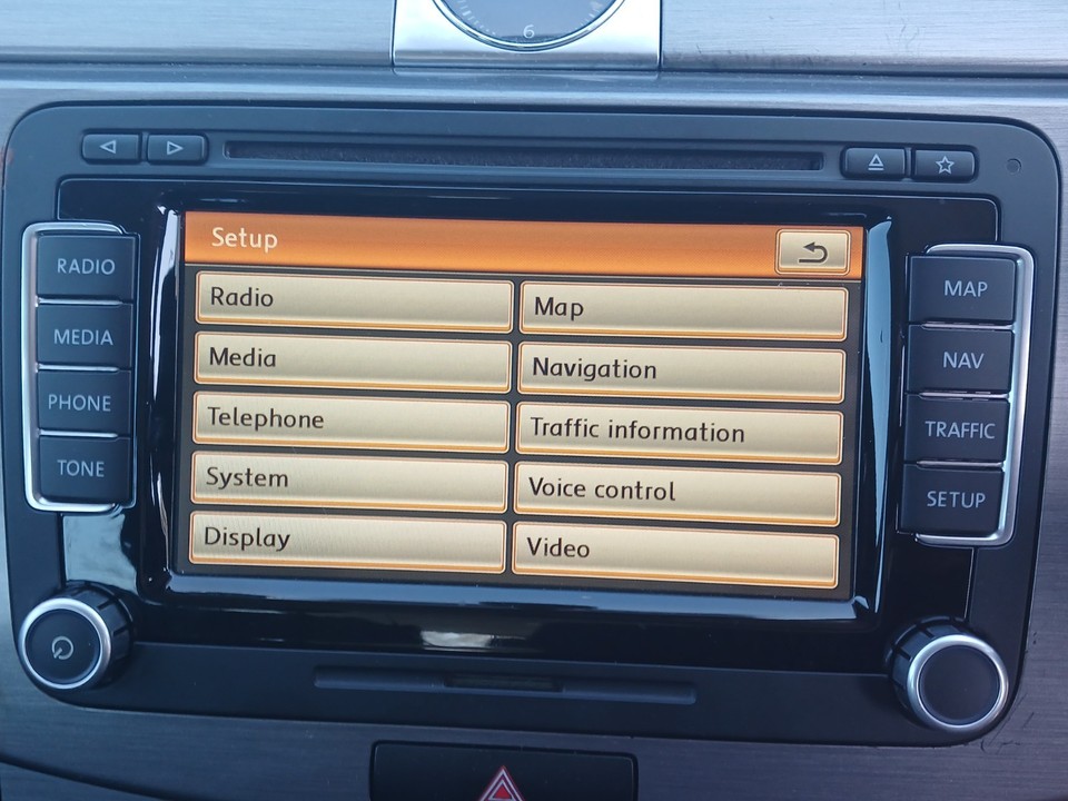 RNS 510 DAB Satnav Radio 2014 for VW Seat Skoda cars Login Code 1234 ...