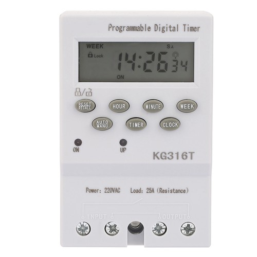 Digital Programmable Timer KG316T 220V Microcomputer Time Control ...