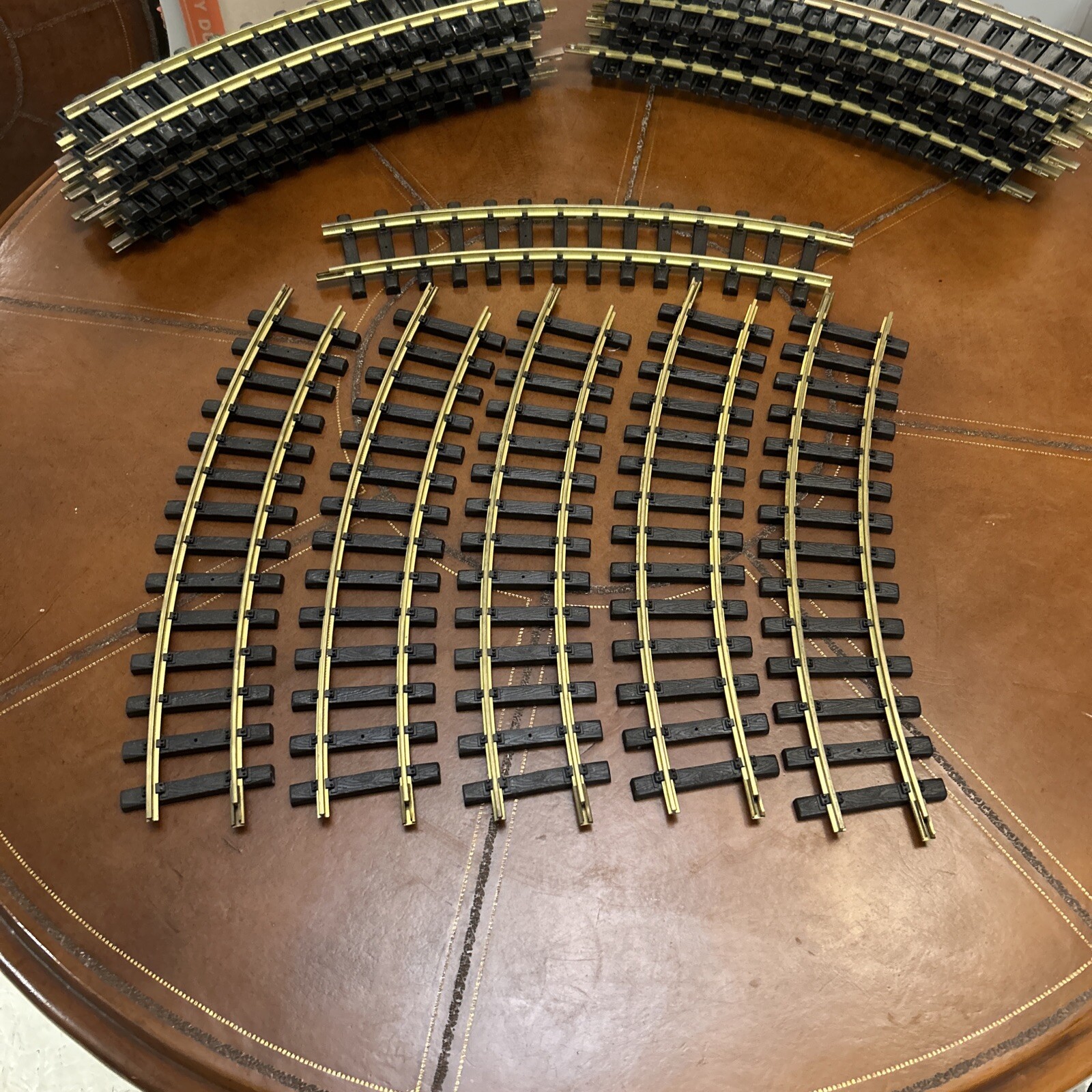 Aristo Craft G Scale Brass 5 Ft Diameter Curved Track Sections X 6 ...
