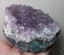 Amethyst with Goethite Inclusions natural druzy crystal cluster Brazil ...