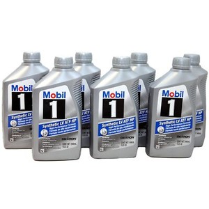 Mobil 1 Synthetic LV ATF TRANSMISSION FLUID AUTOMATIC GEARBOX OIL ...