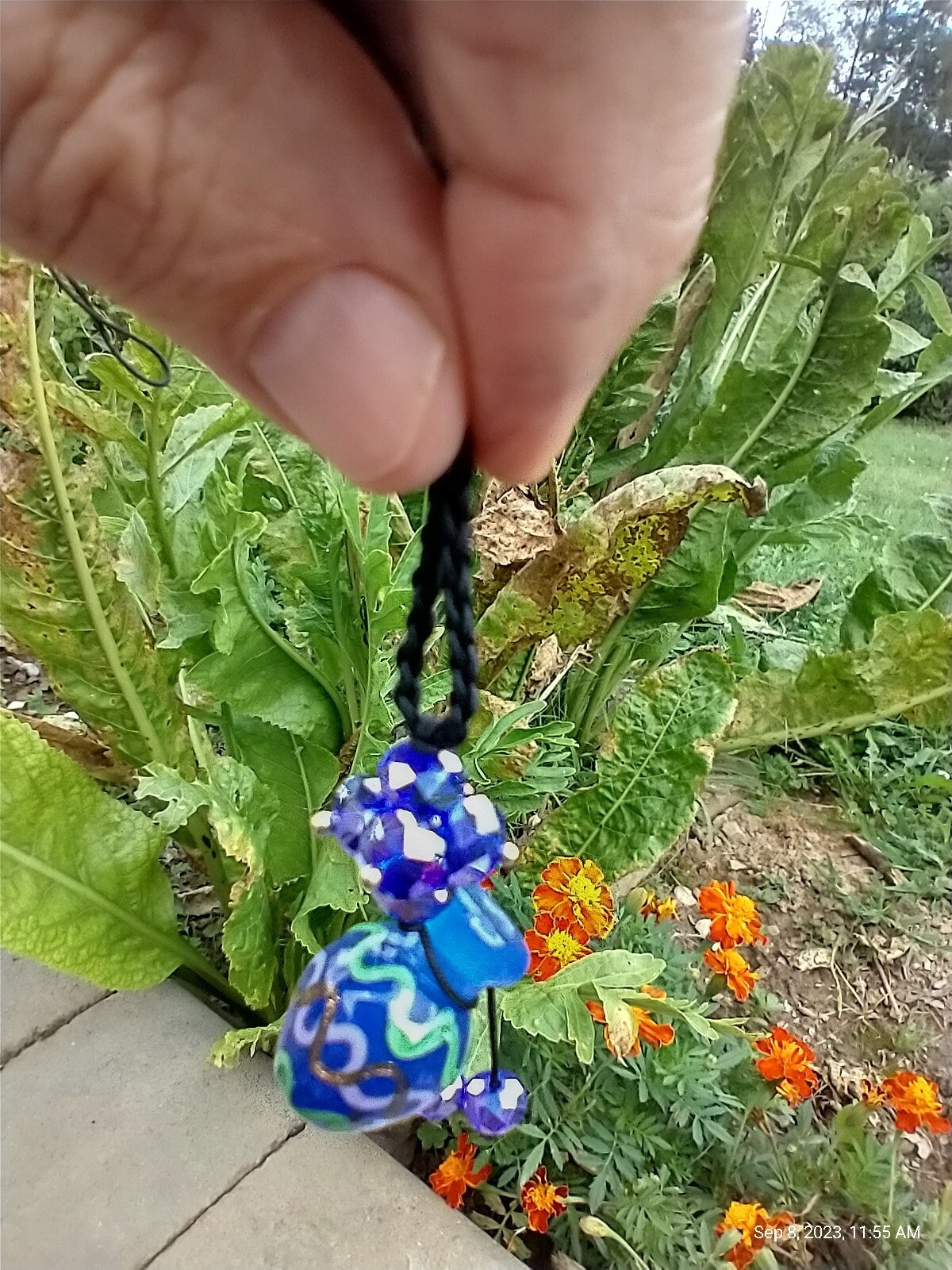 Potion Bottle PENDANT With string that is already tied and only 20" #8 ...