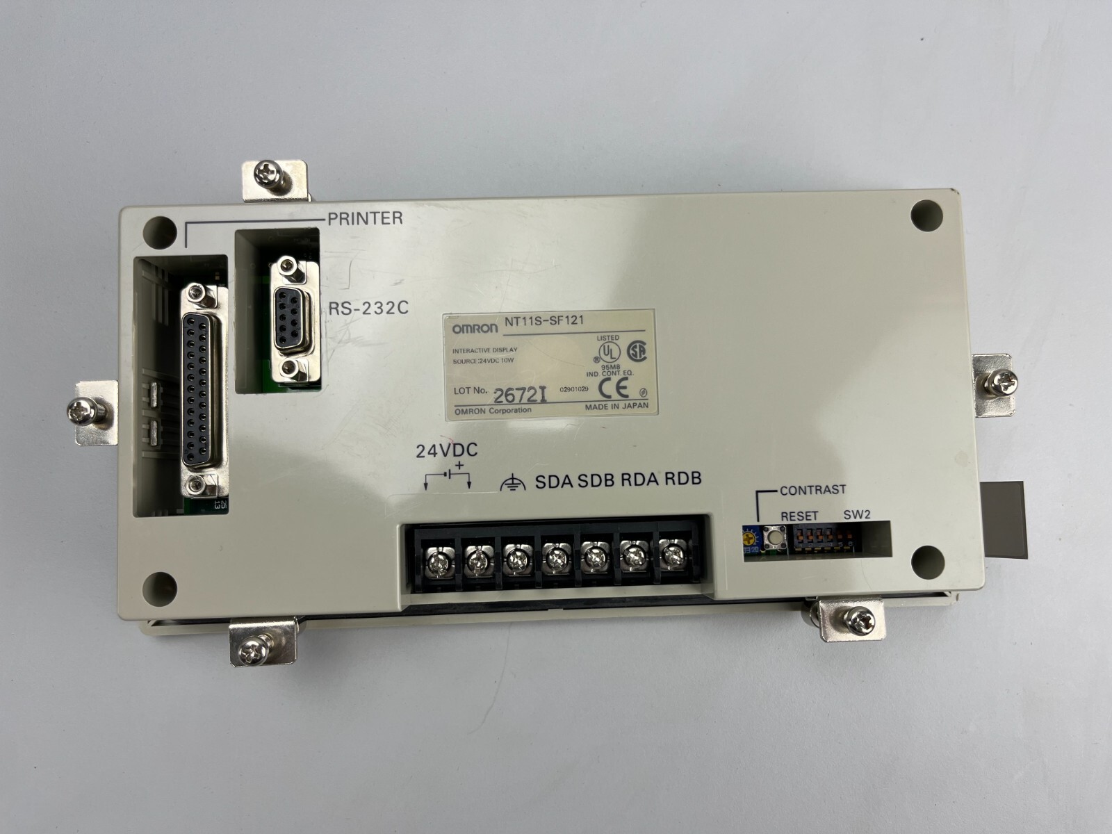 Omron NT11S-SF121 NT11S SF121 Interactive Display Programmable Terminal ...