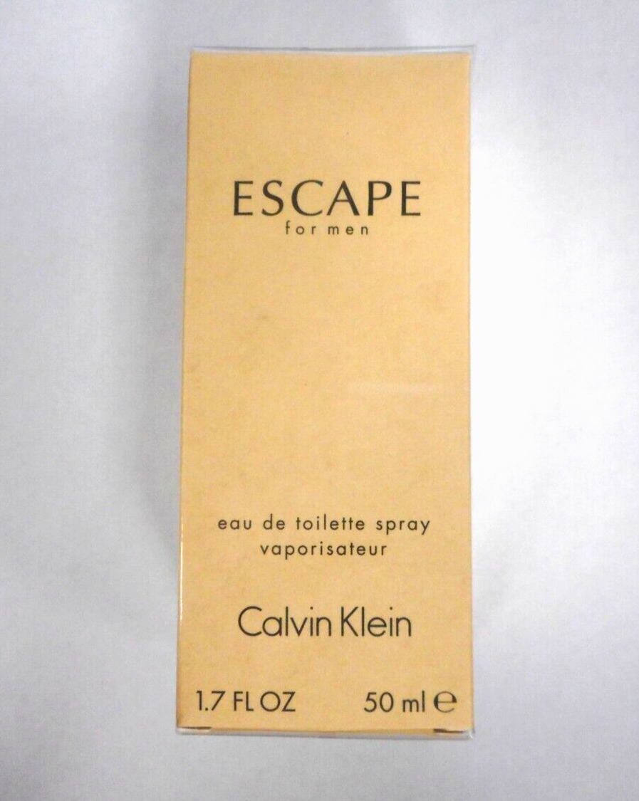 CALVIN KLEIN ESCAPE FOR MEN EAU DE TOILETTE SPRAY 1.7fl oz NEW IN BOX ...