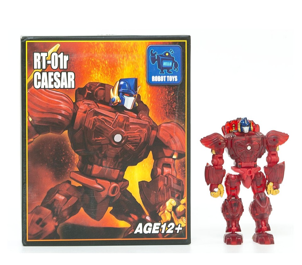 Robot Toys RT-01R OP. Caesar Beast Wars mini red transparent Figure in ...
