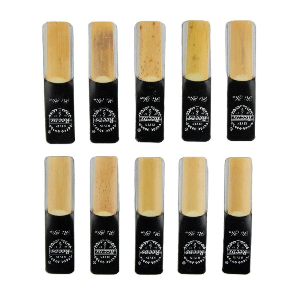 Brand New Reeds Sax Reed 1.5 2.0 2.5 3.0 3.5 4.0 10-piece Reeds Hardnes ...