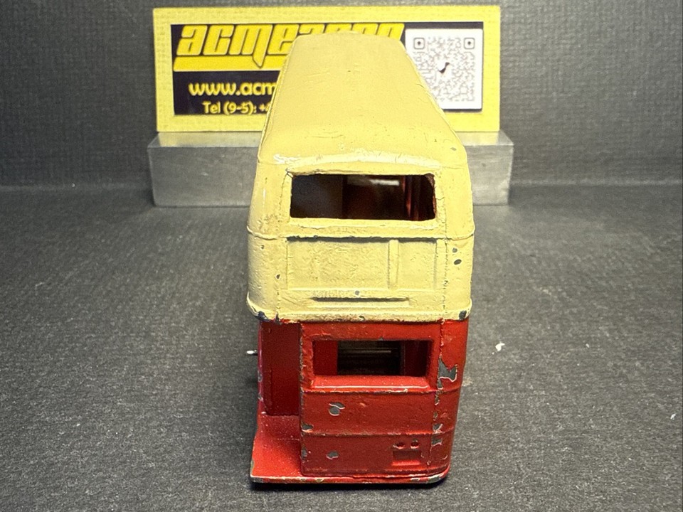 1958-60 Dinky Toys - 29c 290 DOUBLE DECKER AEC BUS - Cream/Red - No Box ...