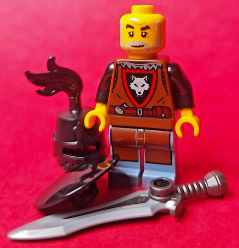 LEGO Wolfpack army Castle MINIFIGURE knights soldier 10305 10332 31168 ...