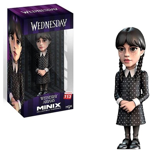 WEDNESDAY NETFLIX MINIX - WEDNESDAY ADDAMS 12CM COLLECTABLES FIGURES ...