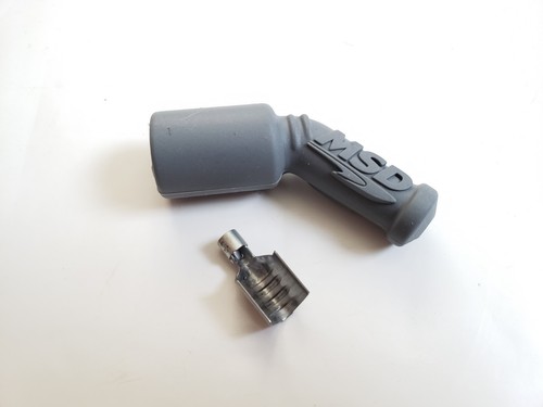 MSD Spark Plug Wire Boot &Terminal Gray LSX LS1 LS2 LS Coil Pack 45 ...