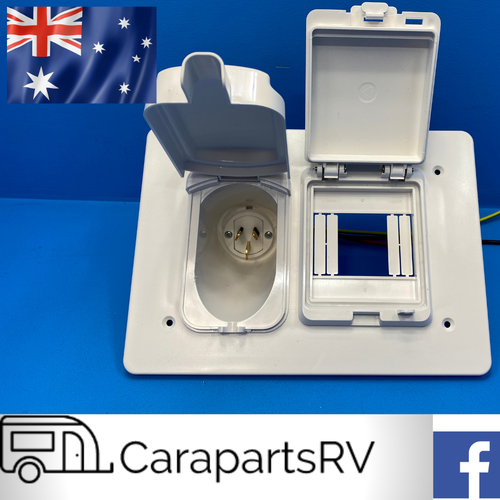 RCD ENCLOSURE BOX WHITE REPLACEMENT LID. PRE-WIRED. by CES / AREIAL ...