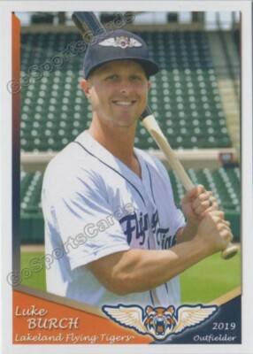 2019 Lakeland Flying Tigers Luke Burch RC Rookie Detroit Tigers | eBay