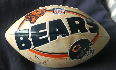 Bears Autographed Football 3 Autographs | eBay