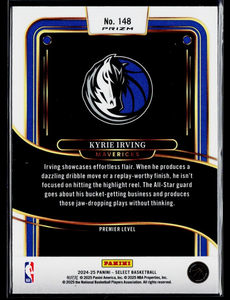 2024-25 Panini Select #148 Kyrie Irving Multi Wave Prizm #/20 | eBay