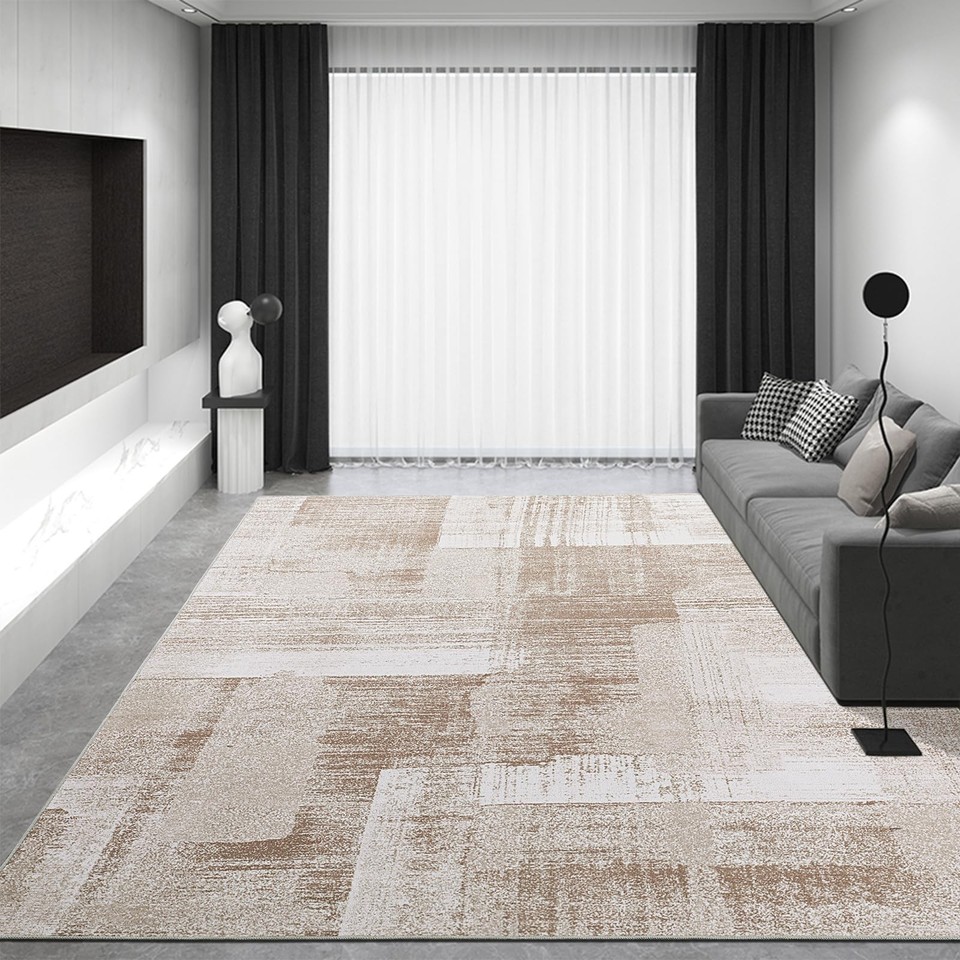 10x14 ft Modern Patchwork Area Rug for Living Room Bedroom, Large Boho ...