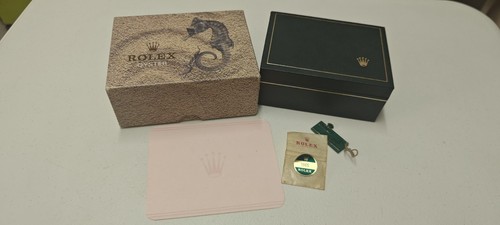 ROLEX watch box case Vintage antique with outer box Tag sticker | eBay