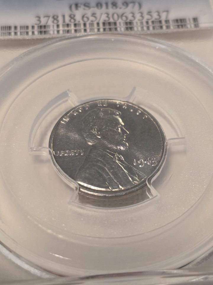 1943 1c Lincoln Steel Wheat Cent PCGS MS65 DDO FS-101. Great Eye Appeal ...