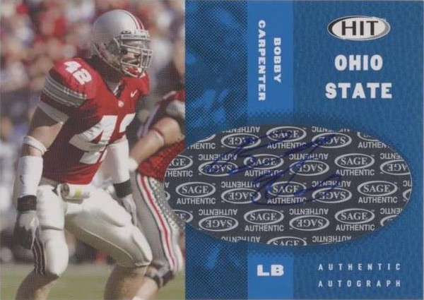 2006 SAGE Hit - Autographs Blue #A42 Bobby Carpenter (AU, RC) for sale ...