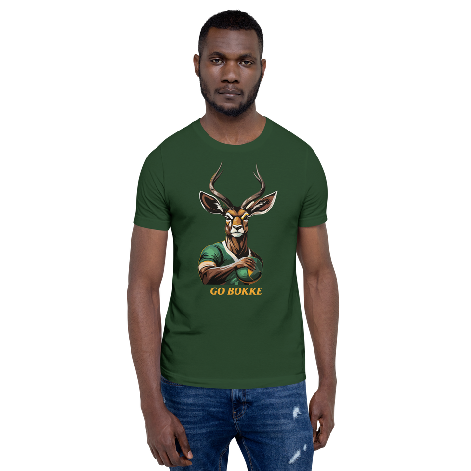 Springbok Supporter Soft and Lightweight Unisex T-shirt South African ...
