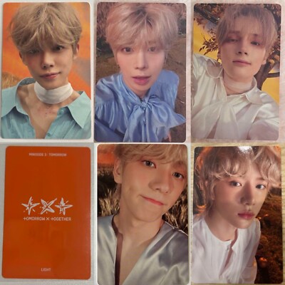 TXT minisode3: tomorrow Light ver Official Photocard PC | eBay