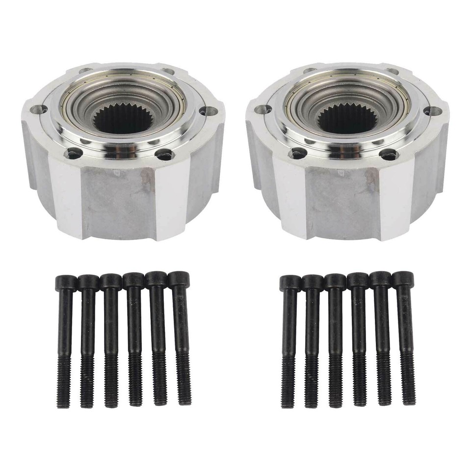 2x Locking Hubs 4 Wheel Drive for Nissan D21 Frontier Pathfinder Pickup ...