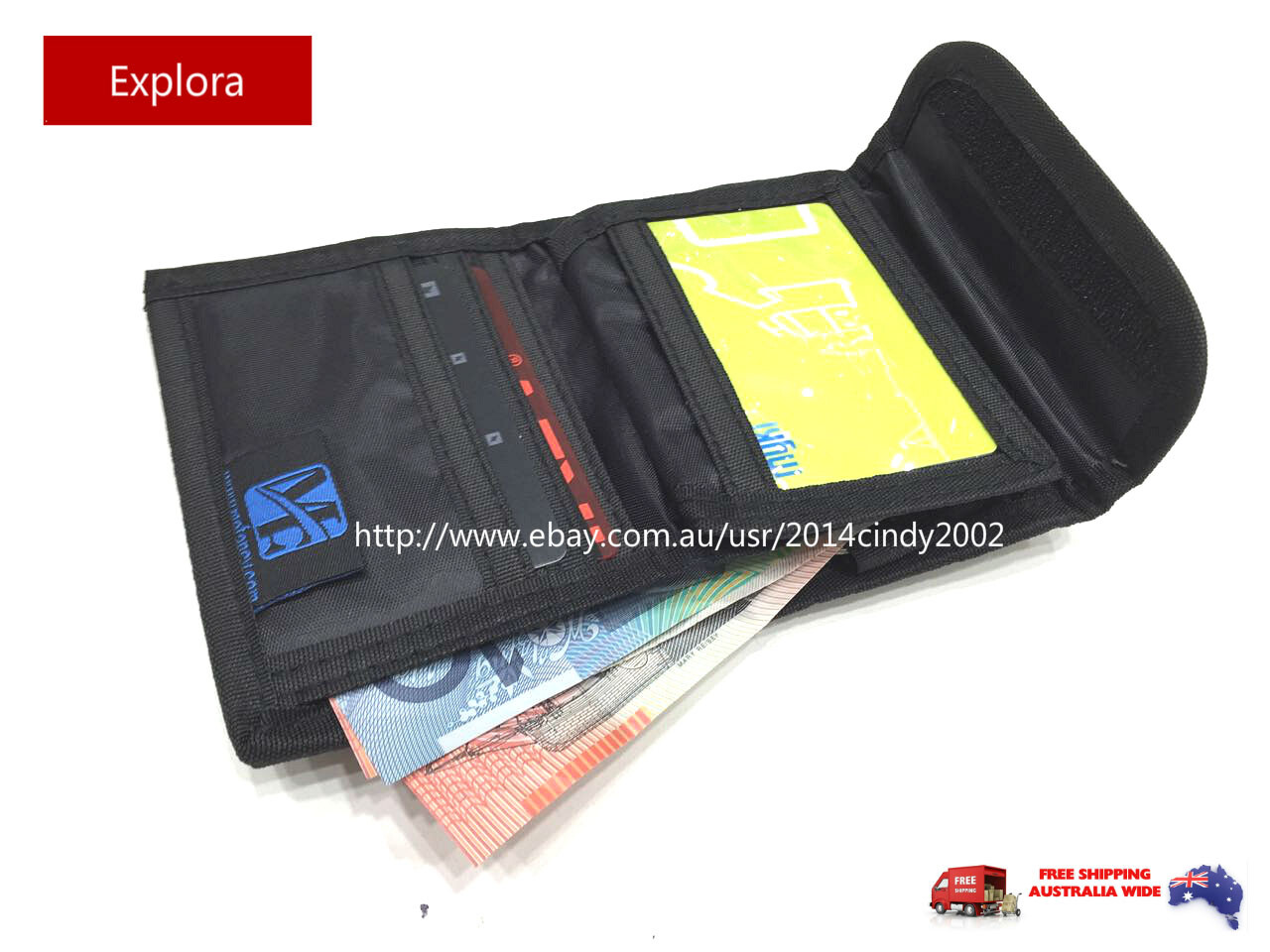 Boys Men Canvas Sports Wallet - 5 | eBay