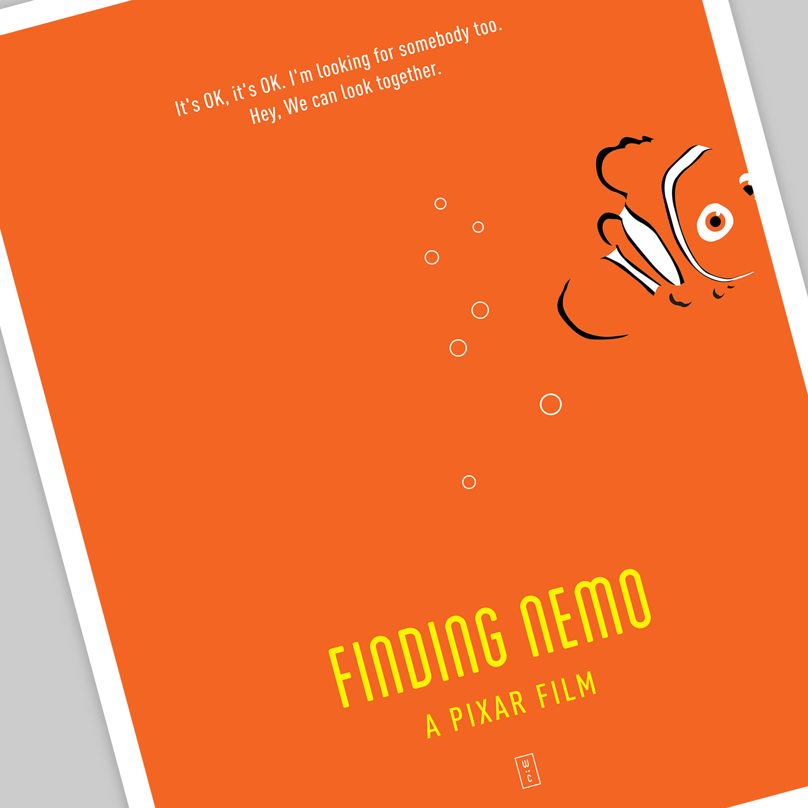 Pixar Minimalist Posters