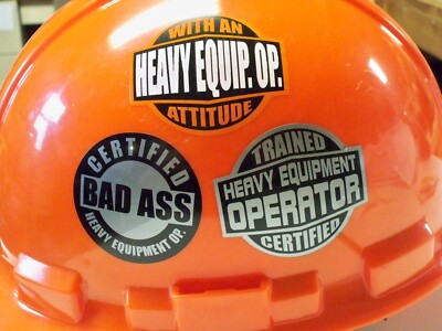 Hard Hats - Crane Stickers