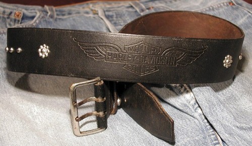 Vtg 40s 50s Harley-Davidson Motorcycle Jacket Belt "FOR 44 COAT" Buco ...