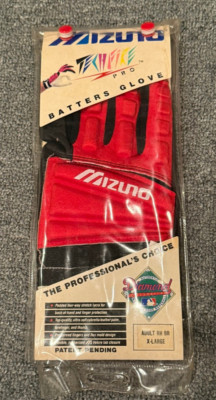 Vintage Mizuno Techfire Pro Batters Glove NEW XL Right Hand Diamond ...