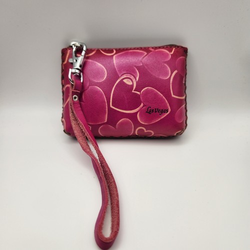 Unbranded Las Vegas Wristlet Coin Purse Leather with Detachable Wrist ...