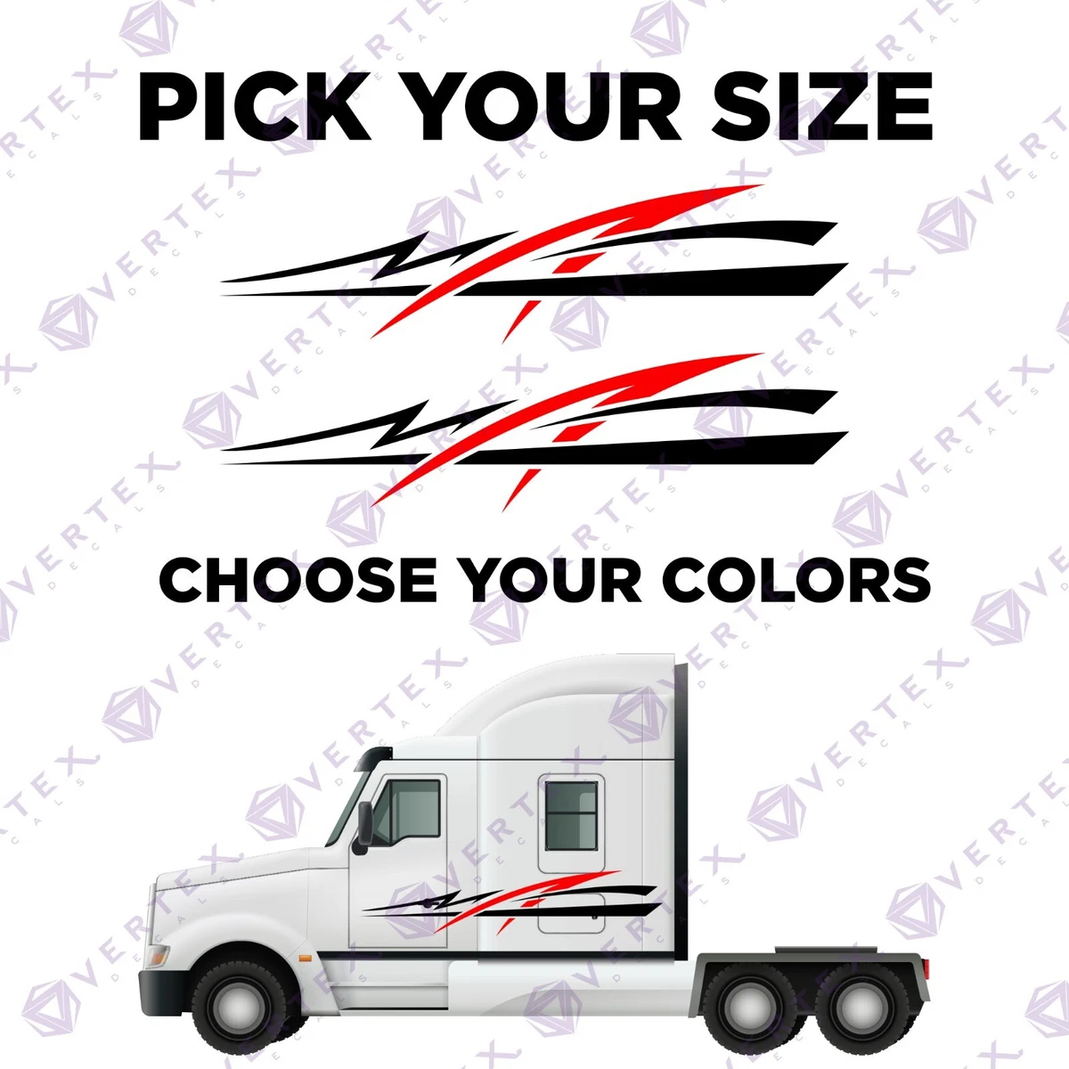 Semi Truck Striping