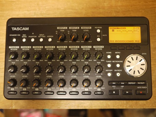 TASCAM DP-008 Digital 8-Track Pocket studio Multitrack Recorder Used ...