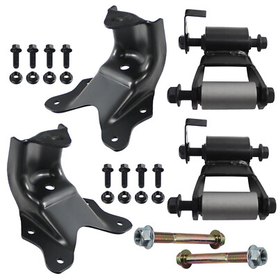 Pair Rear Leaf Spring Shackle Hanger for 00-07 Ford F250 F350 F450 F550 ...