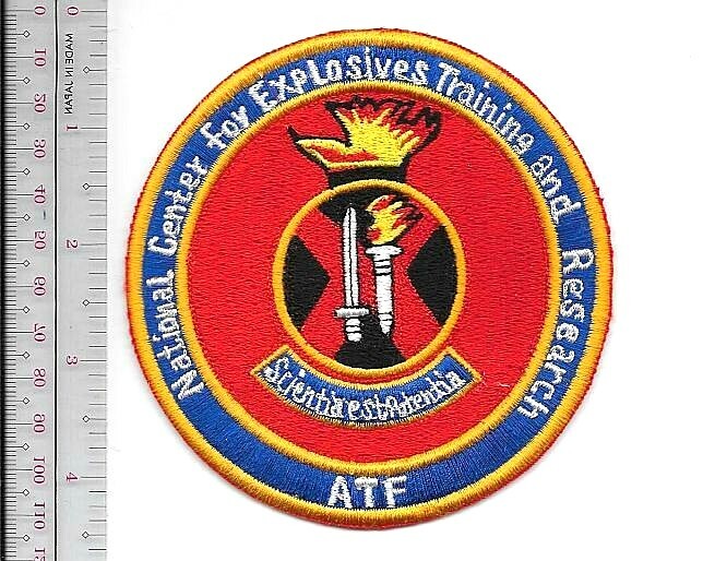 ATF National Center for Explosives Training and Research Patch vel ...
