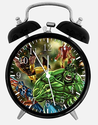 Super Heros Hulk Alarm Desk Clock 3.75" Home or Office Decor W215 Nice ...
