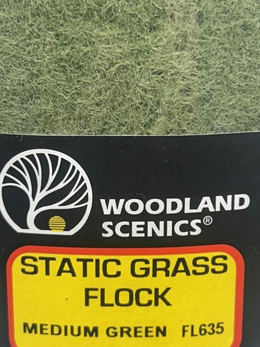 MEDIUM GREEN GRASS STATIC GRASS FLOCK & TURF FOLIAGE 32oz -ALL Scale ...